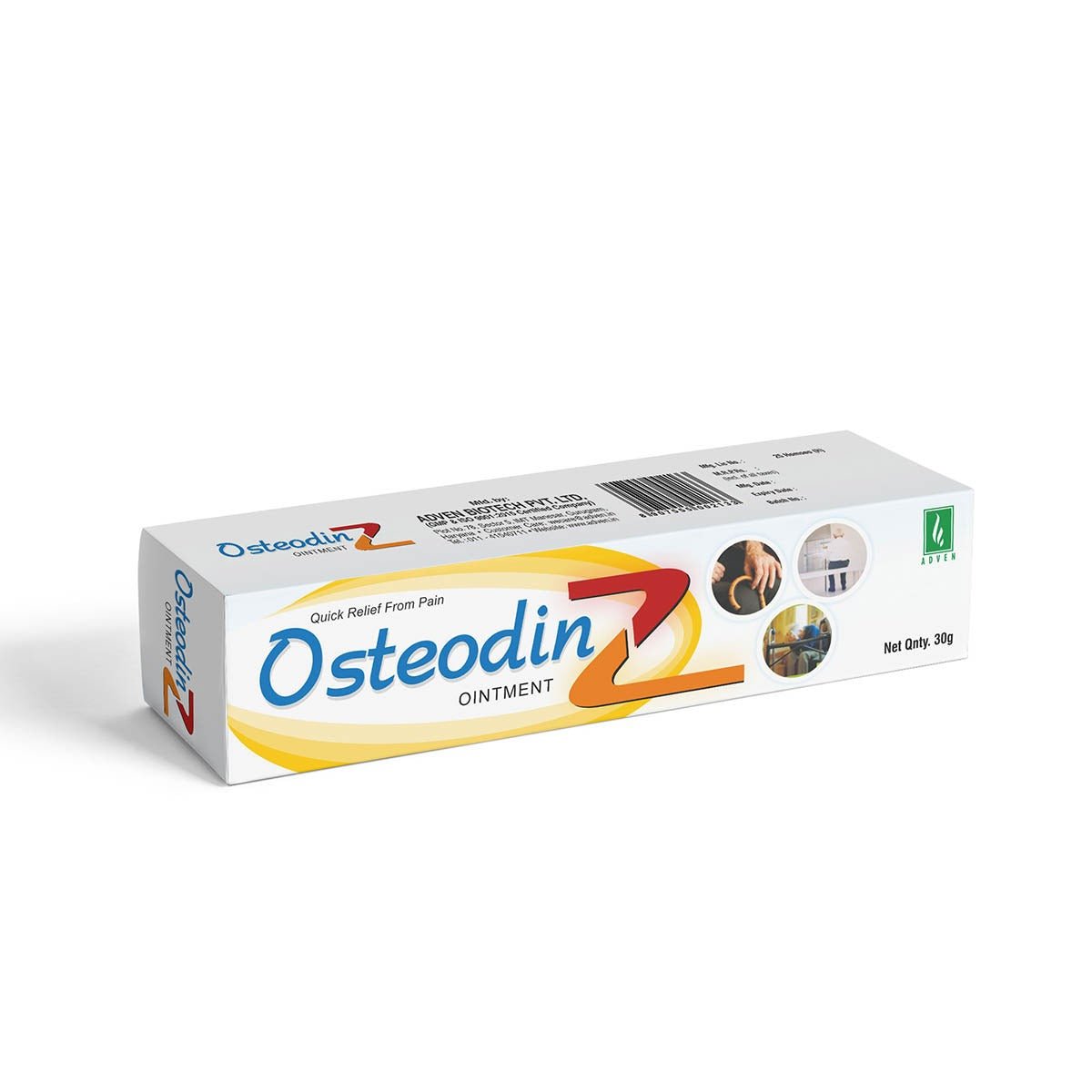 OSTEODIN-Z OINTMENT - 30 GM - Adven